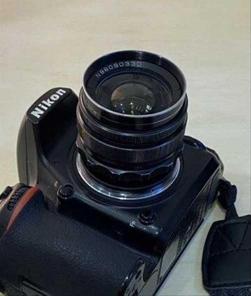 Объектив Мир 1в 37 mm 2.8 с переходником для Nikon