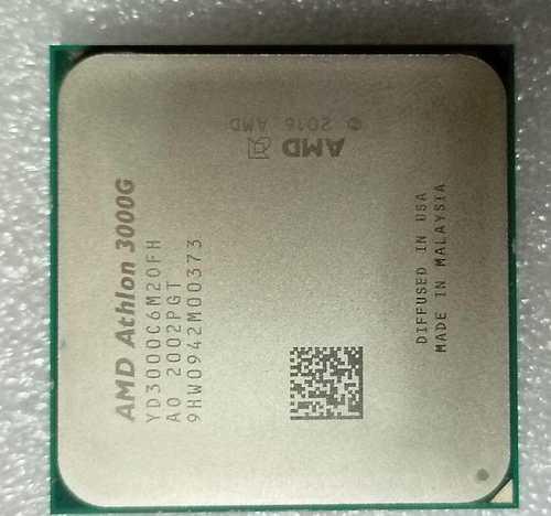 Процессор AMD Athlon 3000G