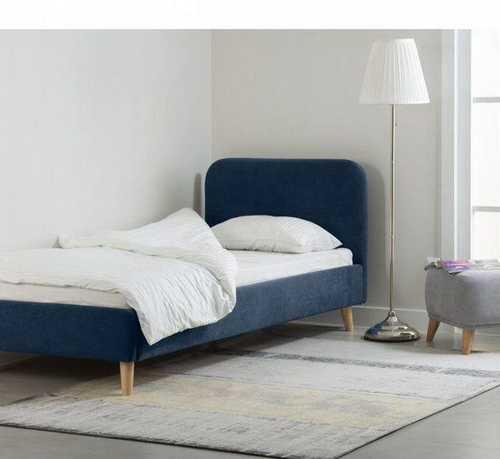 Кровать Лайтси 120 Velvet Navy Blue