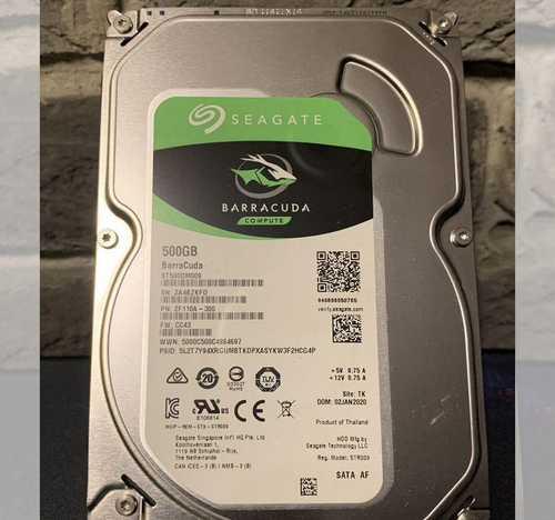 Жесткий диск seagate barracuda 500gb