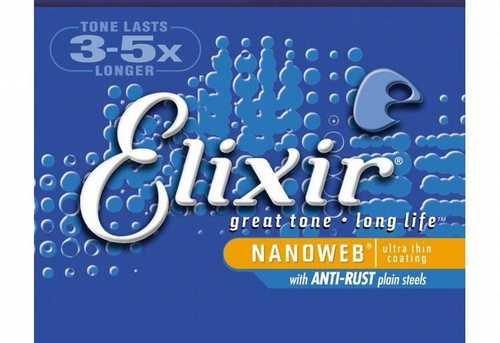 Струны для электрогитары Elixir 12027 nanoweb