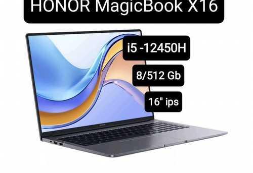 Ноутбук Honor MagicBook X16 i5/512gb Новый