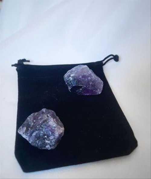 Необработанный натуральный камень Аметист фиолет