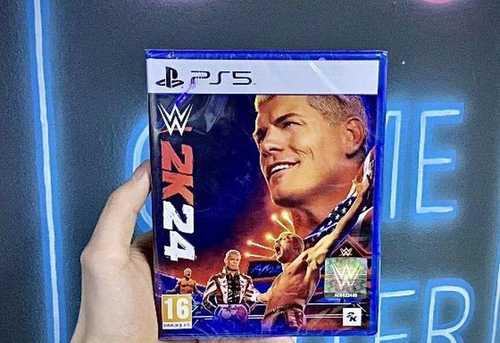 Диск ps5 WWE 2k24