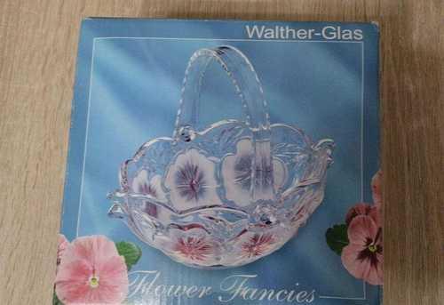 Новая ваза конфетница Walther Glas