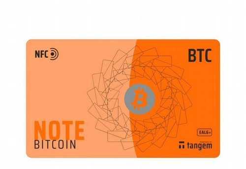 Tangem Note Bitcoin NFC аппаратный криптокошелёк