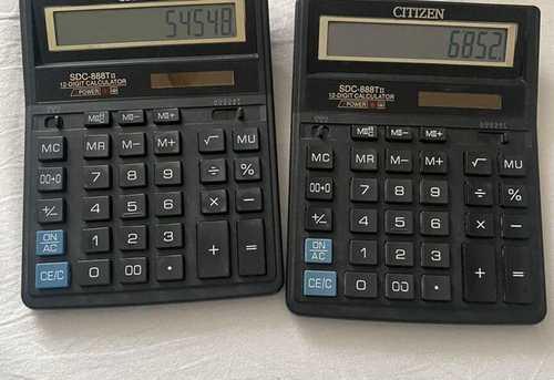 Калькулятор citizen sdc-888t