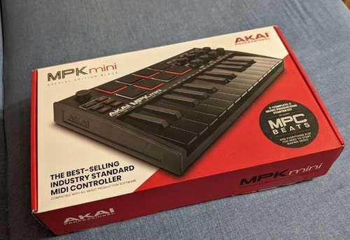 Миди клавиатура akai pro mpk3 mini