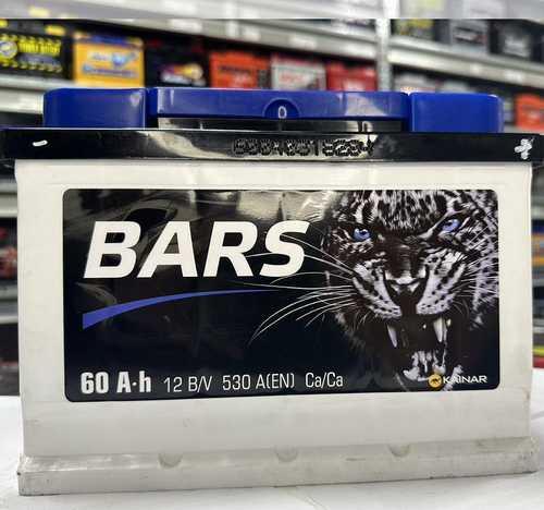 Аккумулятор Bars Silver 60 Ач 530 А обр низ