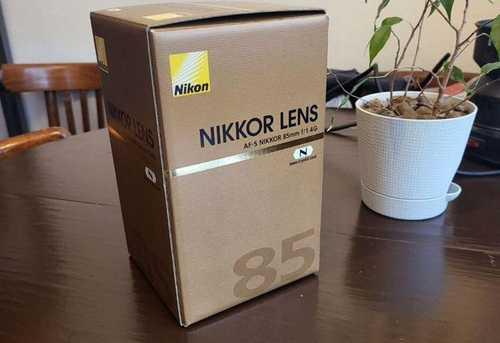 Объектив Nikon AF-S nikkor 85mm f/1.4G