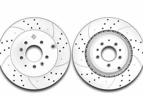 Тормозные диски зад.mazda CX-7, CX-9,MPV(325мм)