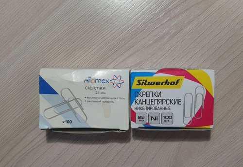 Кнопки, скрепки, скобы, лезвия канцелярского ножа