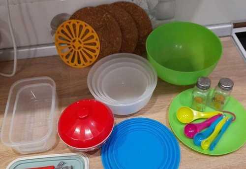 Пластиковая посуда кухонные принадлежности