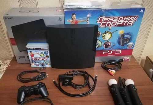 Sony playstation 3 PS3 slim 750gb move edition