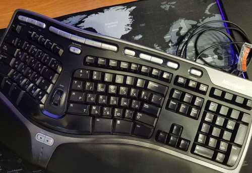 Клавиатура Microsoft natural ergonomic keyboard
