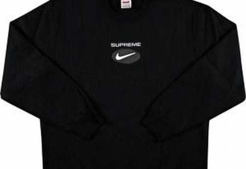 Толстовка Supreme x Nike Jewel Crewneck 'Black', ч