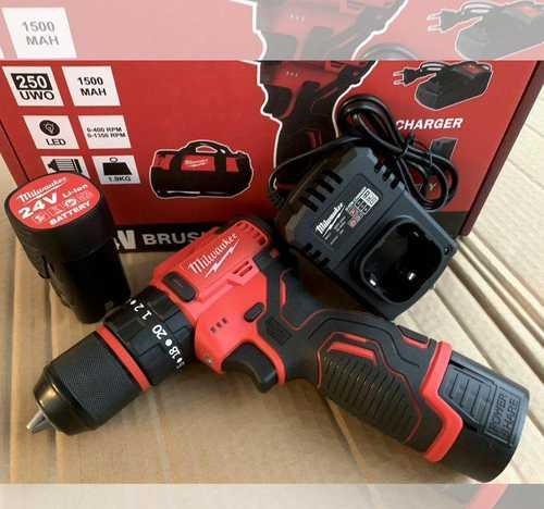 Шуруповёрт Milwaukee 24V ударный бесщеточный