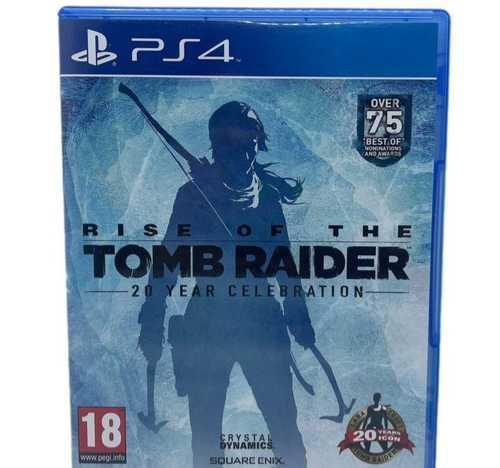 Игровой диск PS4 Rise of the Tomb Raider. 20-летни