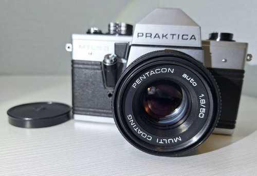 Плёночный фотоаппарат Practica nikon f75 вспышка