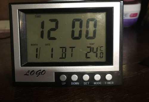 Часы Logo,будильник,термометр
