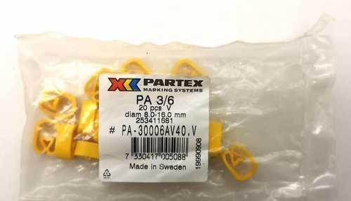 Маркер кабельный сеч.8-16мм Weidmuller partex PA-3