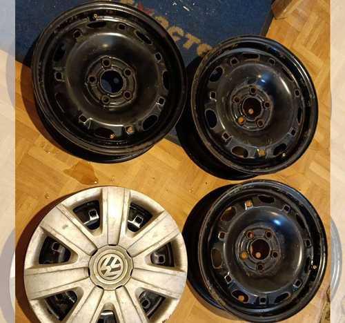 Диски R15 5x100 et35 dia57.1 vw polo, rapid, fabia