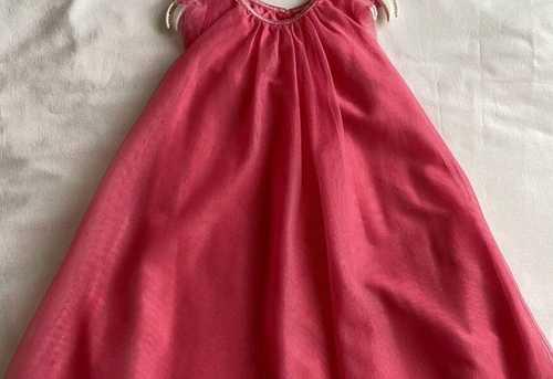 Платье розовое нарядное для девочки