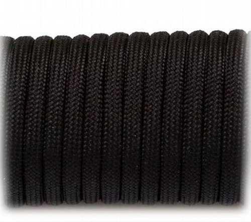 Paracord 550 black #016 30 метров