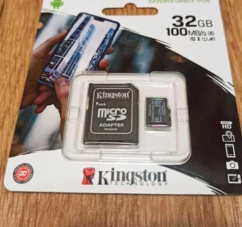 Карта памяти kingston 32gb