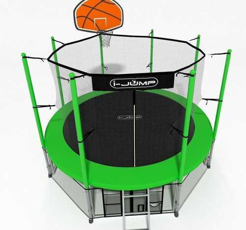 Батут I-jump basket 8FT green