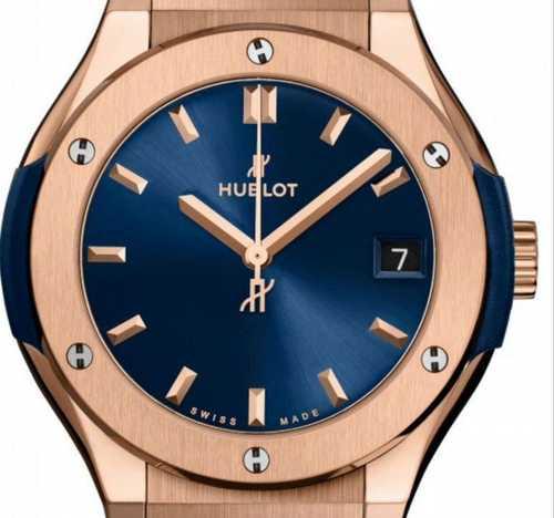 Наручные часы Hublot Classic Fusion King Gold Blue