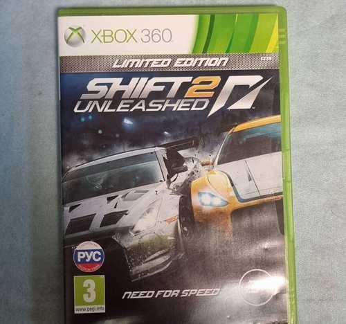 Need for Speed Shift 2 Unleashed для Xbox 360 (бу)