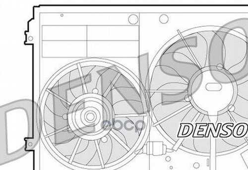Электродвигатель вентилятора радиатора DER32012