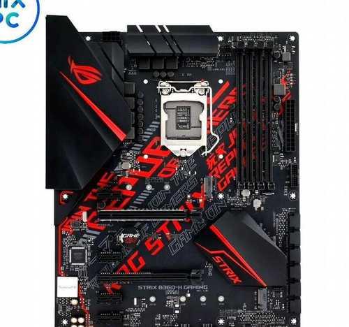 Материнская плата LGA1151v2 asus B360-H strix gaming Б.У