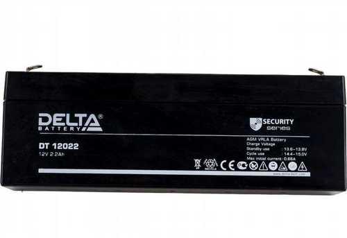 Батарея аккумуляторная delta DT 12022