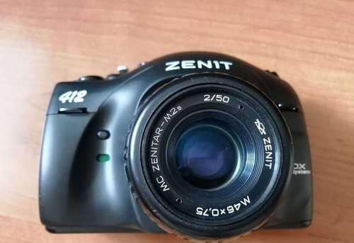 Фотоаппарат Zenit 412 с объективом Zenitar-M2s