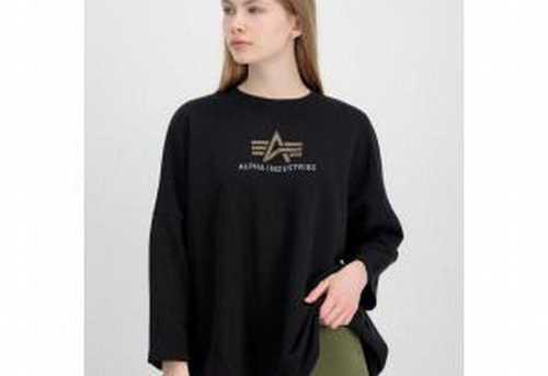 Толстовка с капюшоном Alpha Industries, черный