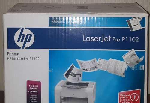 Лазерный принтер hp laserjet pro 1102 новый
