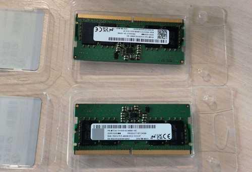 Оперативная память DDR5 2x8Гб 4800мгц