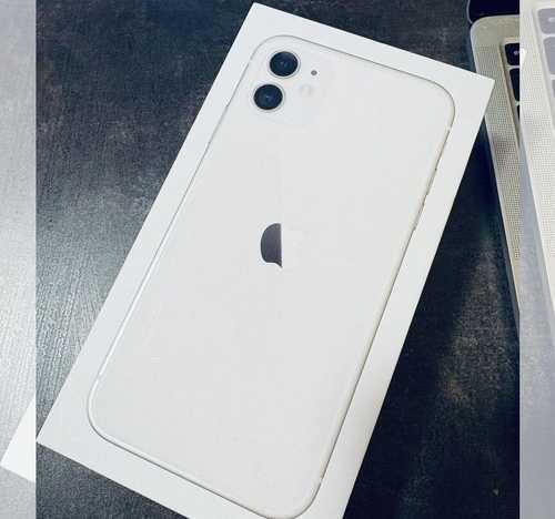 Коробка iPhone 11 white 128 gb