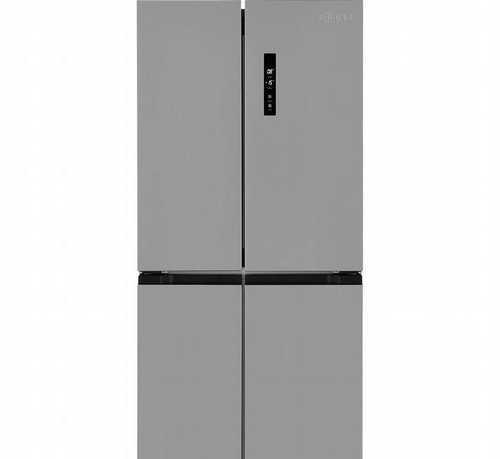 Холодильник Zugel zrcd430X нержавеющая сталь