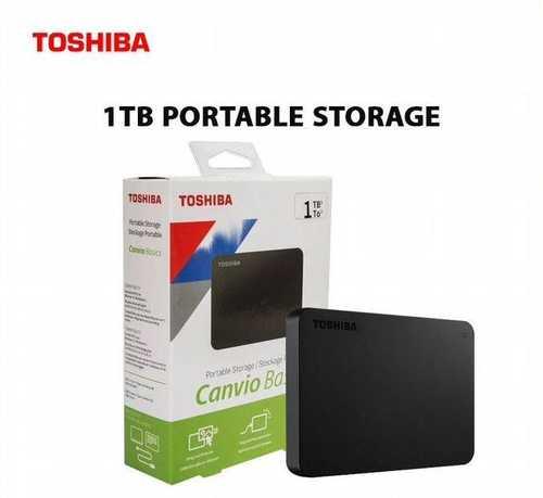 Внешний HDD. Toshiba canvio basics 1tb