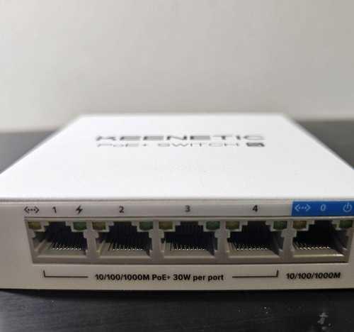 Новый коммутатор Keenetic PoE+ Switch 5