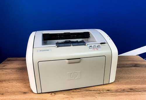 Принтер лазерный HP LaserJet 1020, ч/б, A4, серый