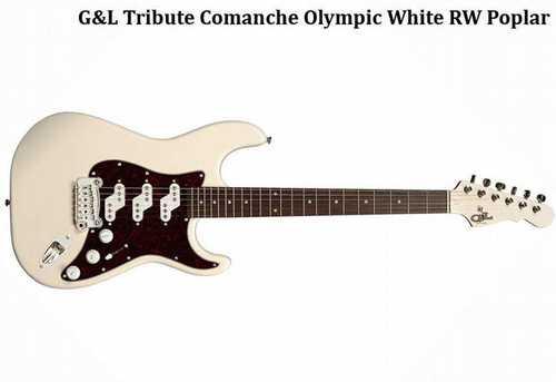 G&L Tribute Comanche Olympic White RW Poplar