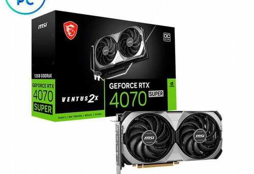 Видеокарта RTX4070 Super 12GB MSI ventus 2X OC