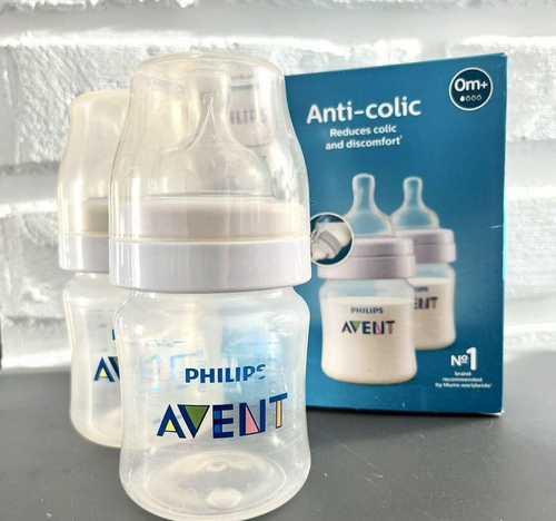 Бутылочки для кормления avent 0  125 мл 2 шт