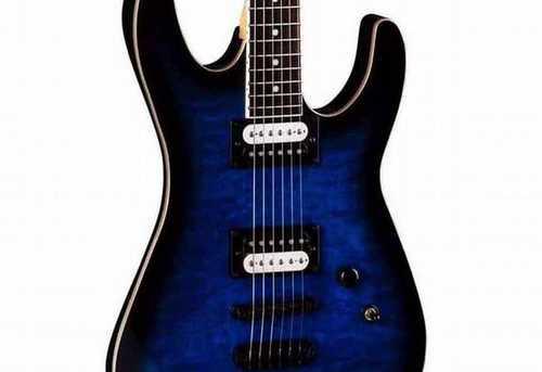 Dean MDX Quilt Maple Trans Blue Burst