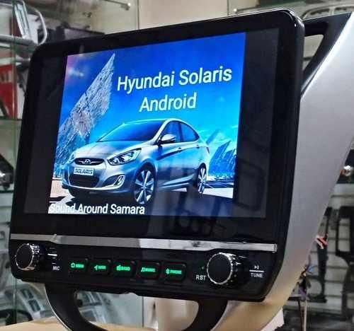 Hyundai Solaris магнитола Android Tesla Exclusive