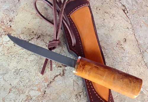 Нож кованый "Партизан-3" манси х12мф (под заказ)
